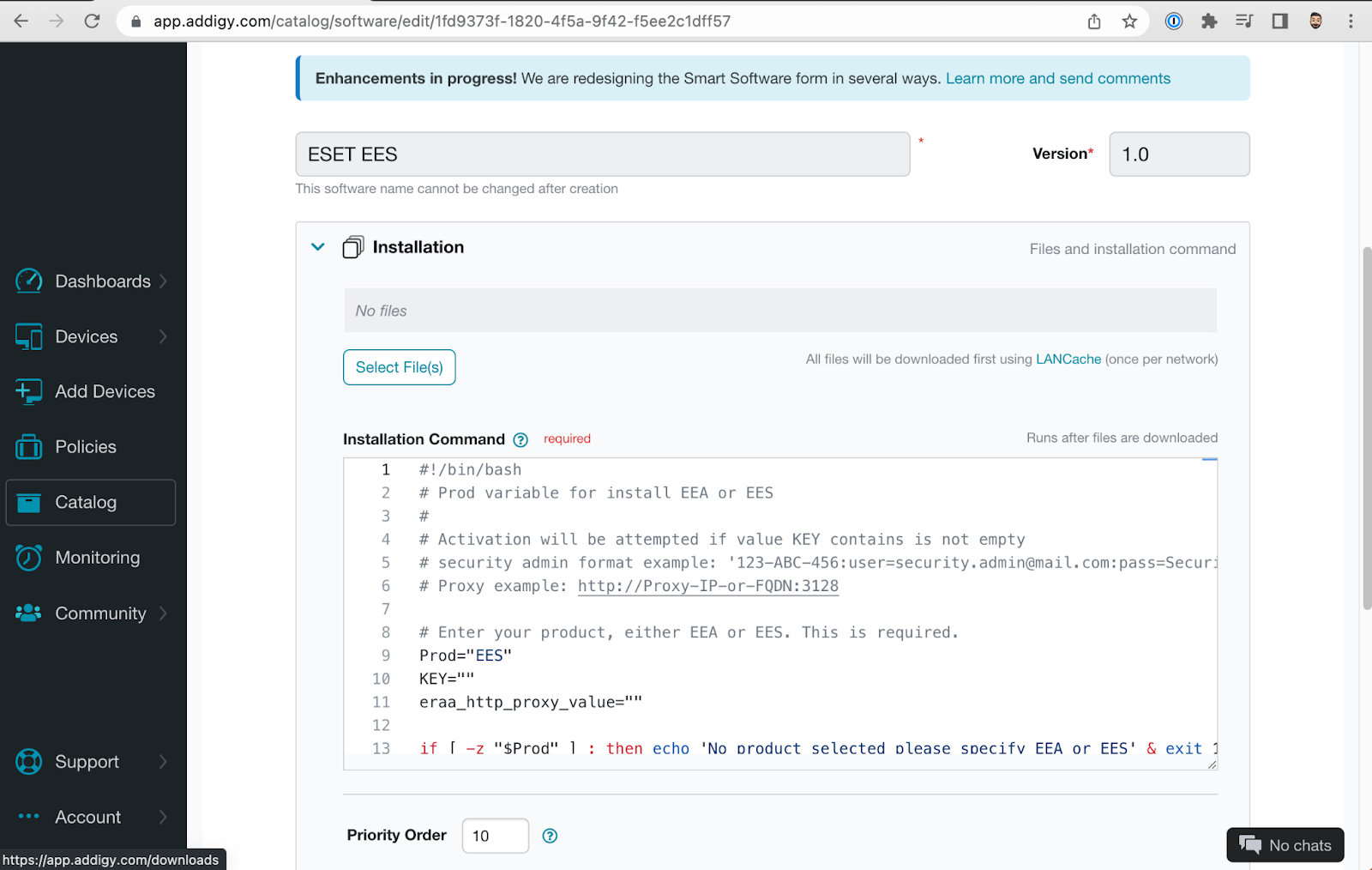 Deploying ESET with Smart Software via Addigy – Addigy