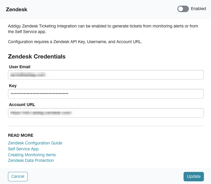 Zendesk Configuration Guide Addigy 