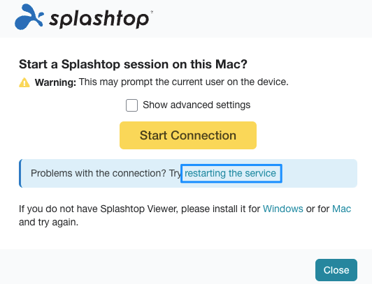 FAQ: Troubleshooting Splashtop – Addigy
