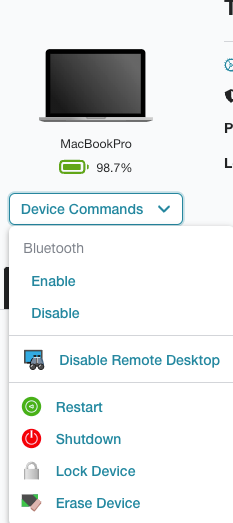 How to send a Restart/Shutdown MDM command to a device via GoLive – Addigy