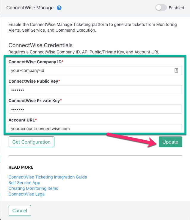 ConnectWise Manage Integration – Addigy ConnectWise Manage Integration – Addigy