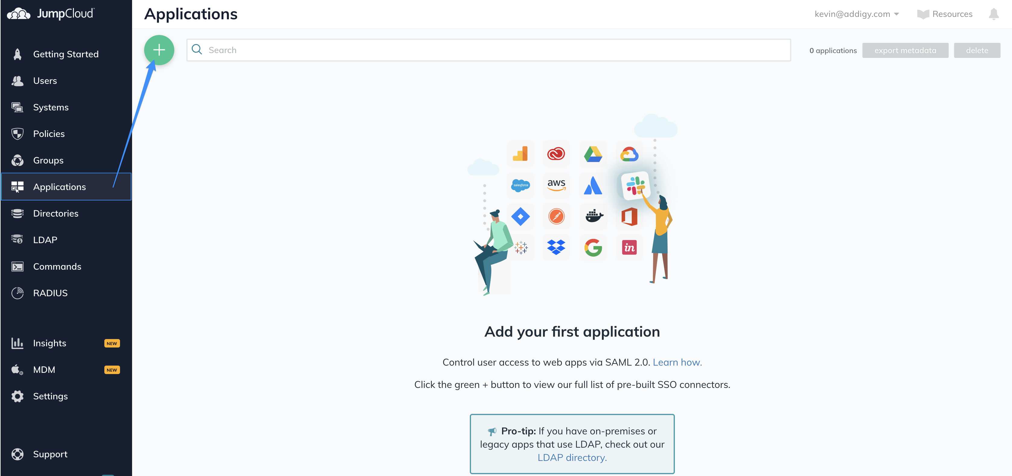 JumpCloud SSO Using Addigy's Google SSO (SAML) Integration – Addigy
