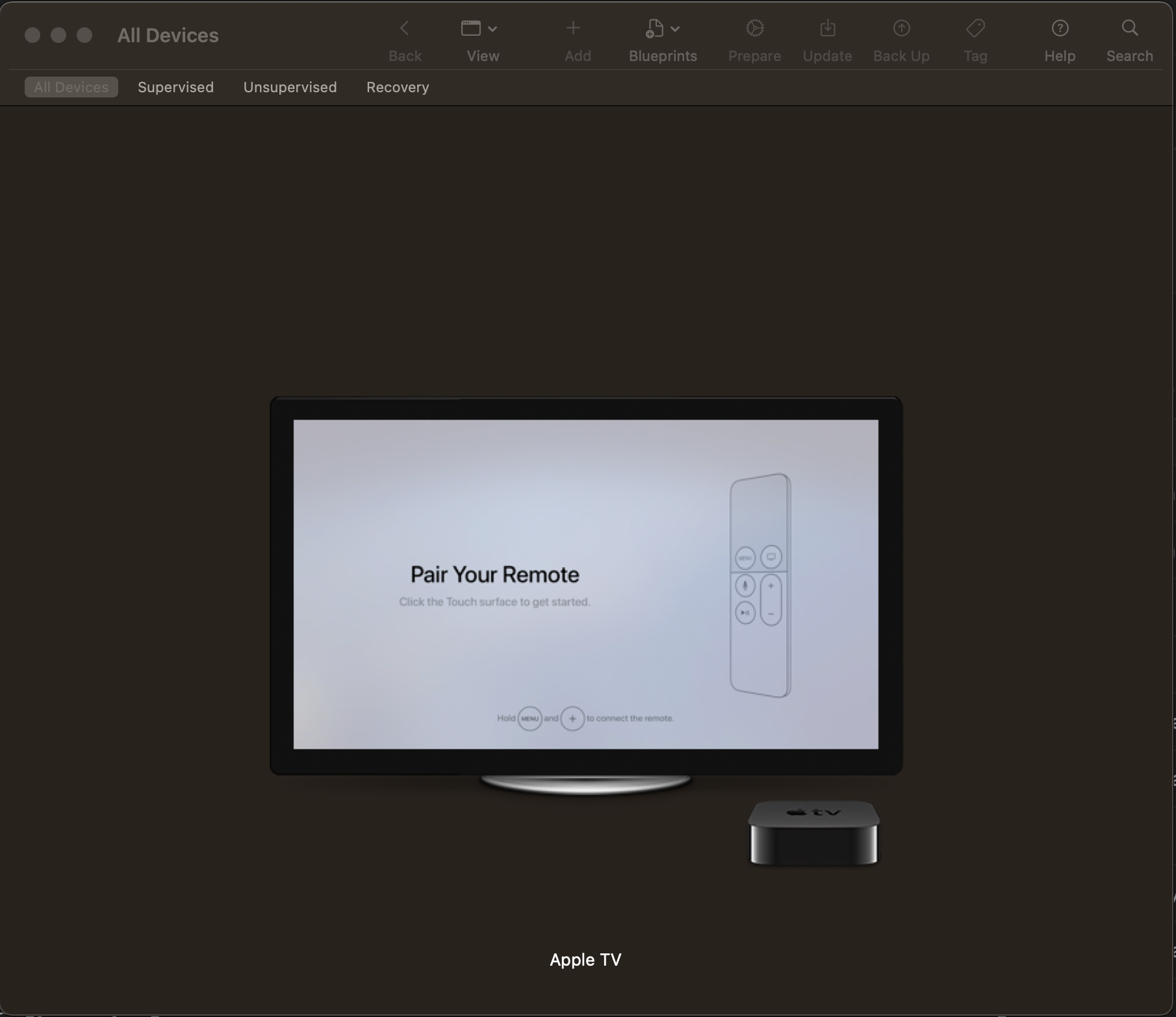 How To: Enroll an Apple TV using Apple Configurator on macOS – Addigy