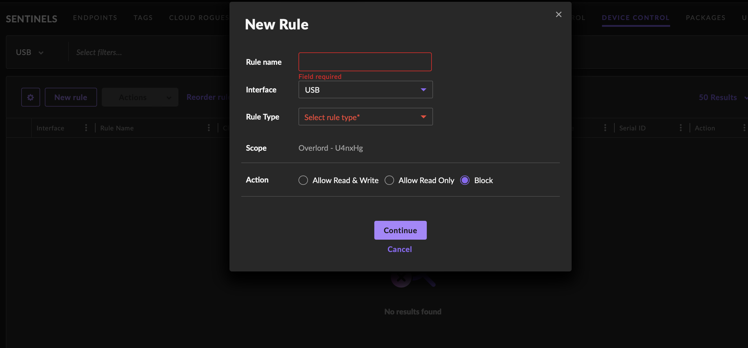 How to block USB Device access through SentinelOne – Addigy
